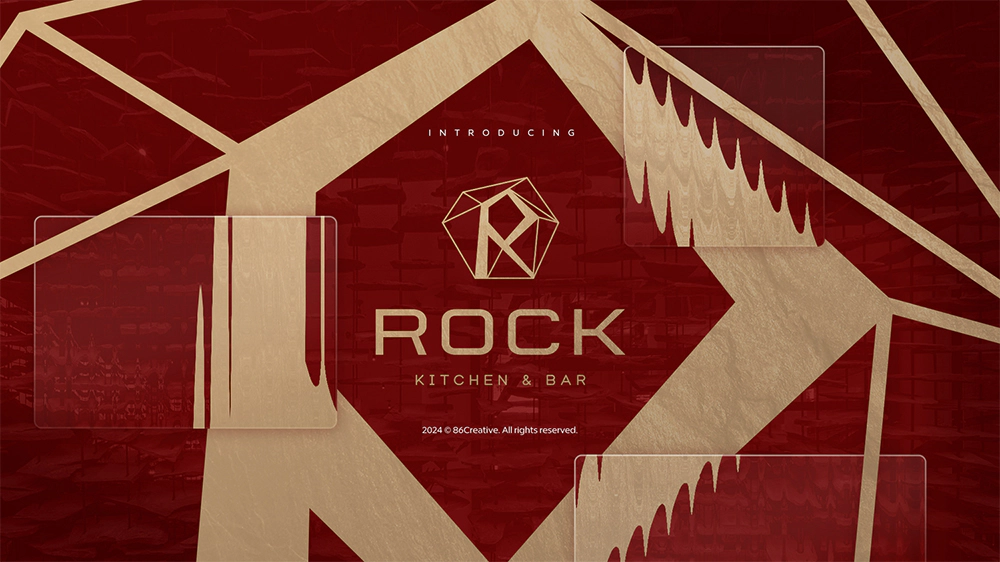 ROCK Kitchen & Bar - Logo Design & Brand Identity